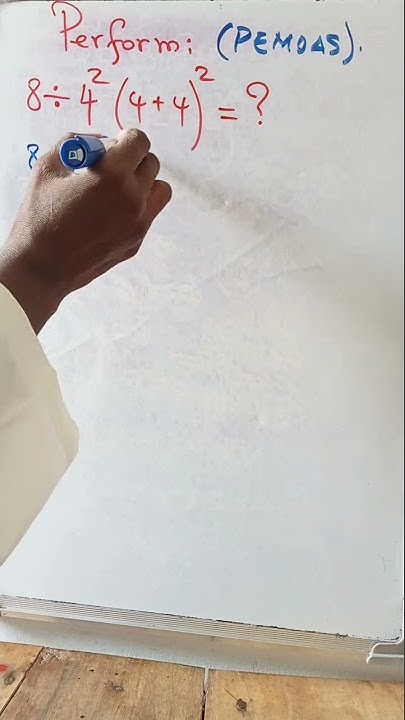 Olympiad Maths-IB Maths- IGCSE Maths - A & AS Level Maths: PEMDAS - YouTube