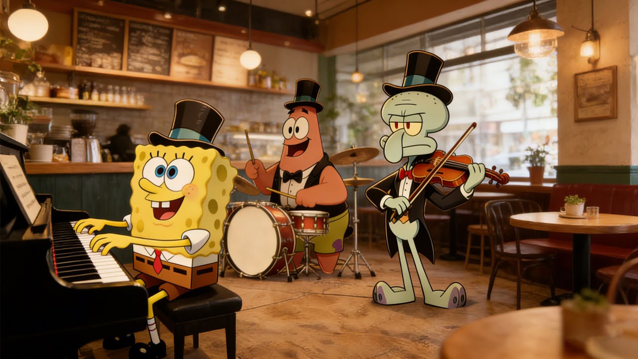 【Pure Music】Spongeboy Jazz Band：Jazz Music to Keep You Focused - YouTube
