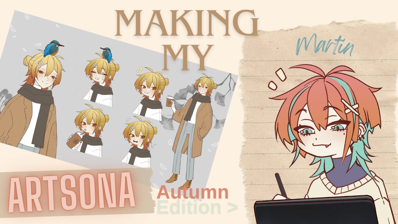 Making my artsona - autumn edition - YouTube