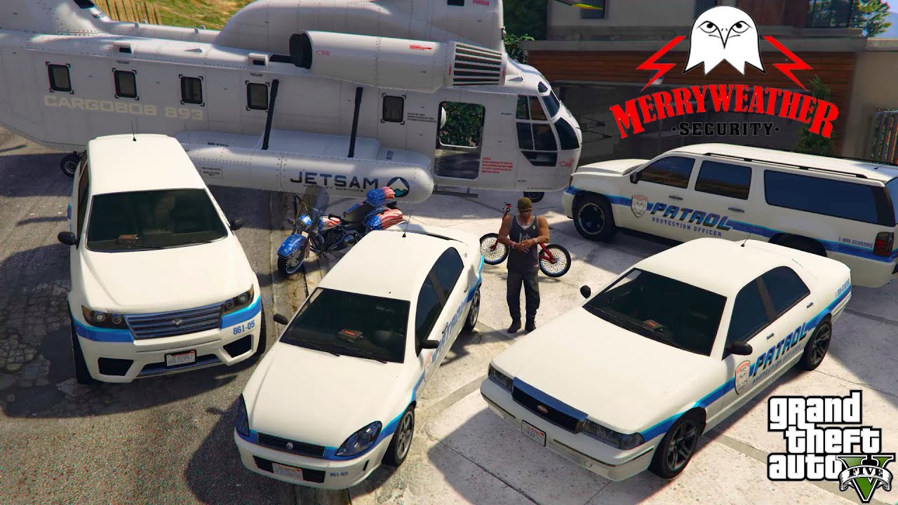 GTA 5 - Stealing Los Santos Merryweather Security Vehicles with ...