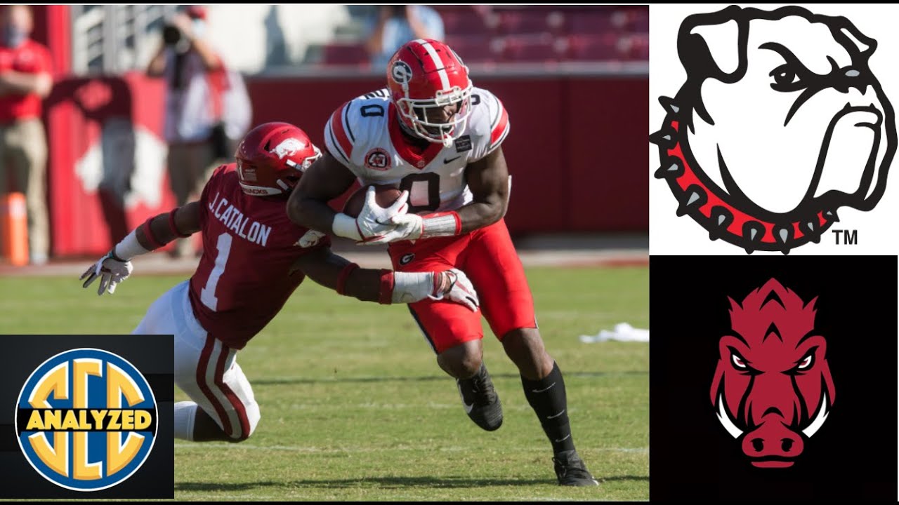 Georgia @ Arkansas 2020 Football Highlights - YouTube