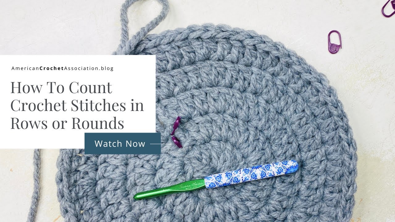 How To Count Crochet Stitches - YouTube
