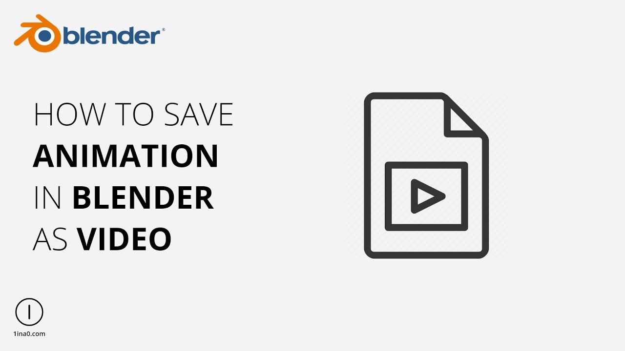 Blender How To Save Animation YouTube blender-how-to-save-animation-youtube