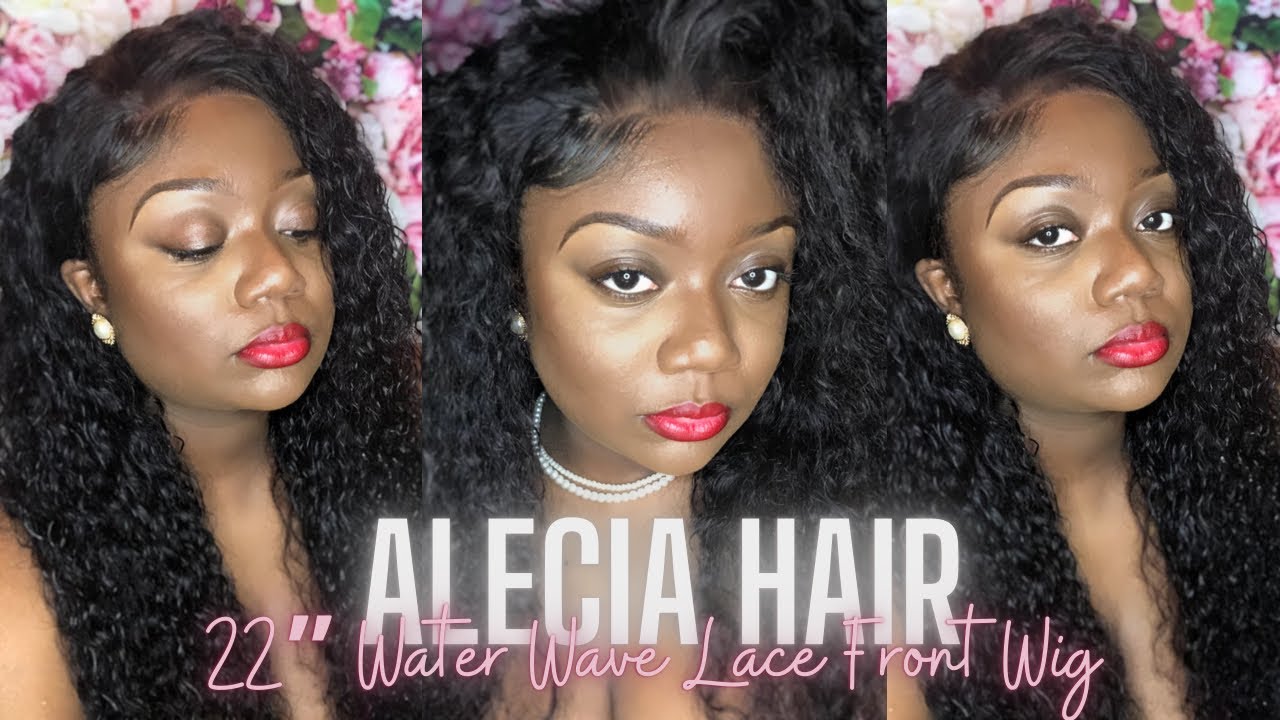 Glueless Human Hair Water Wave Wig | Alecia Hair | DaneeOnDaBeatTV ...