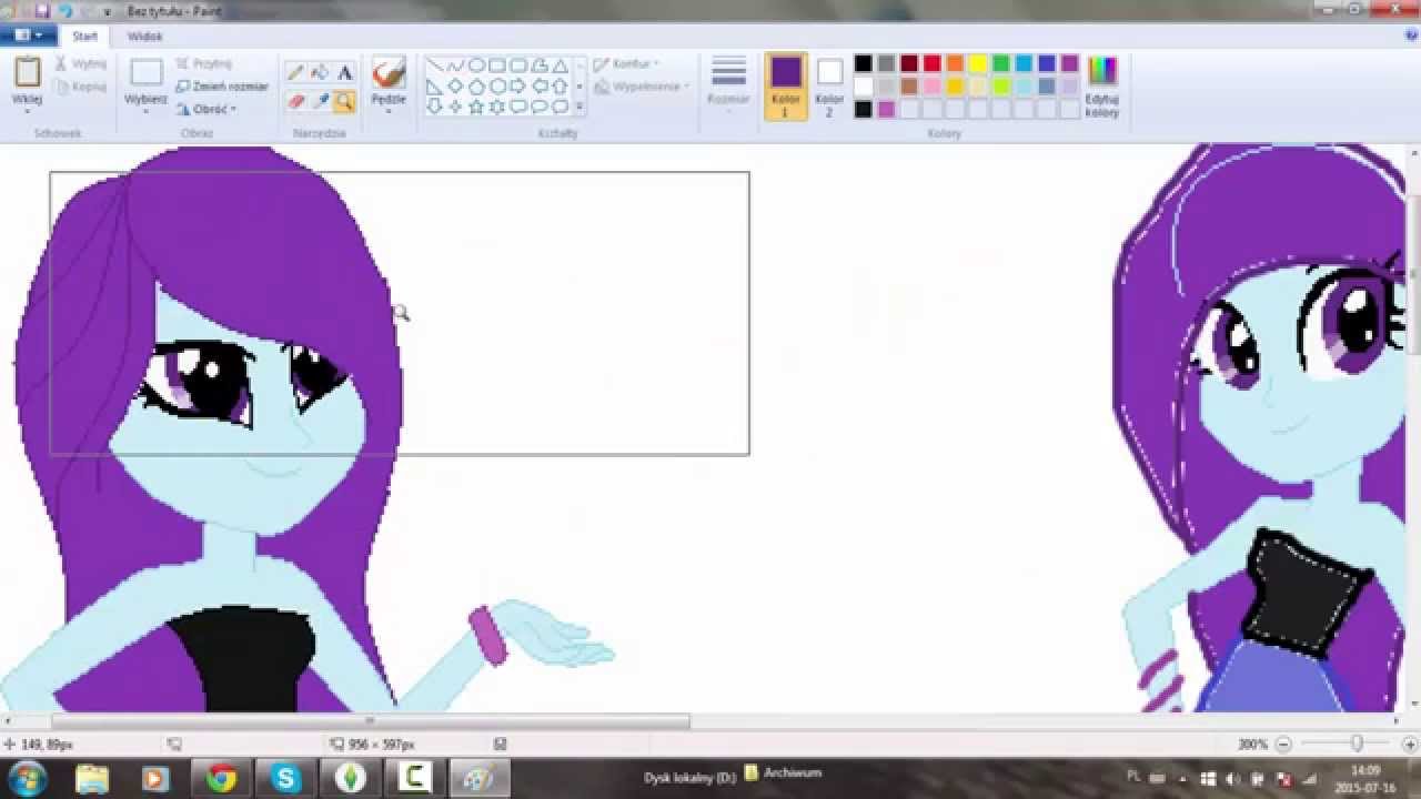 MLP Equestria Girls OC Speedpaint - YouTube