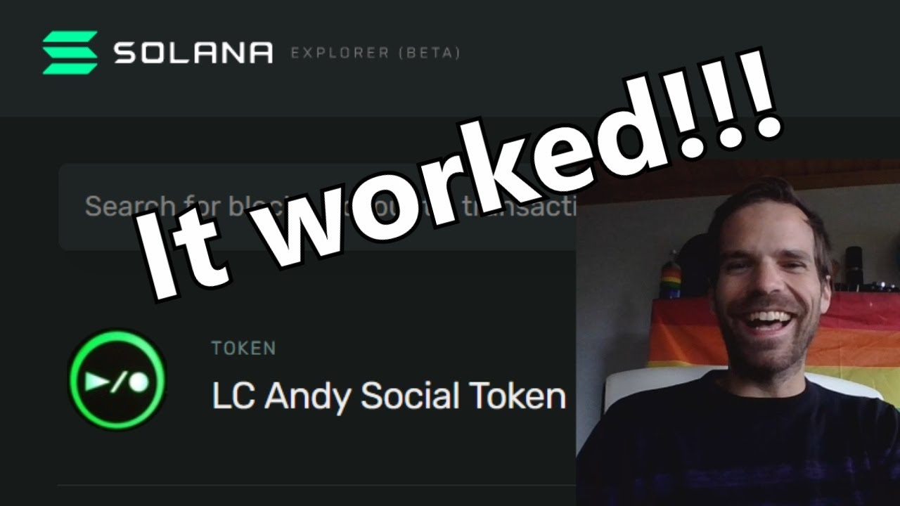 It worked! Naming your SPL Token - May 25th '21 - YouTube