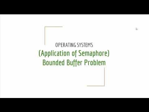Bounded Buffer Problem Solved with Semaphore | Operating Systems Bangla Tutorial - YouTube