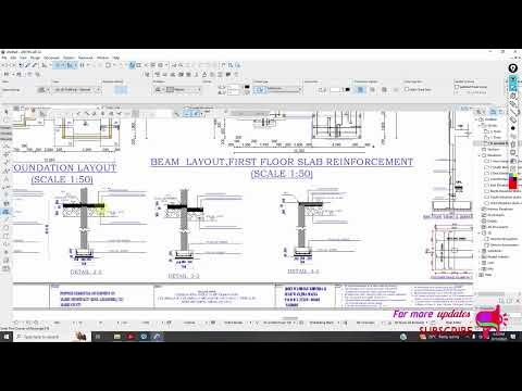 How to creat strip foundation in archicad using complex profile - YouTube