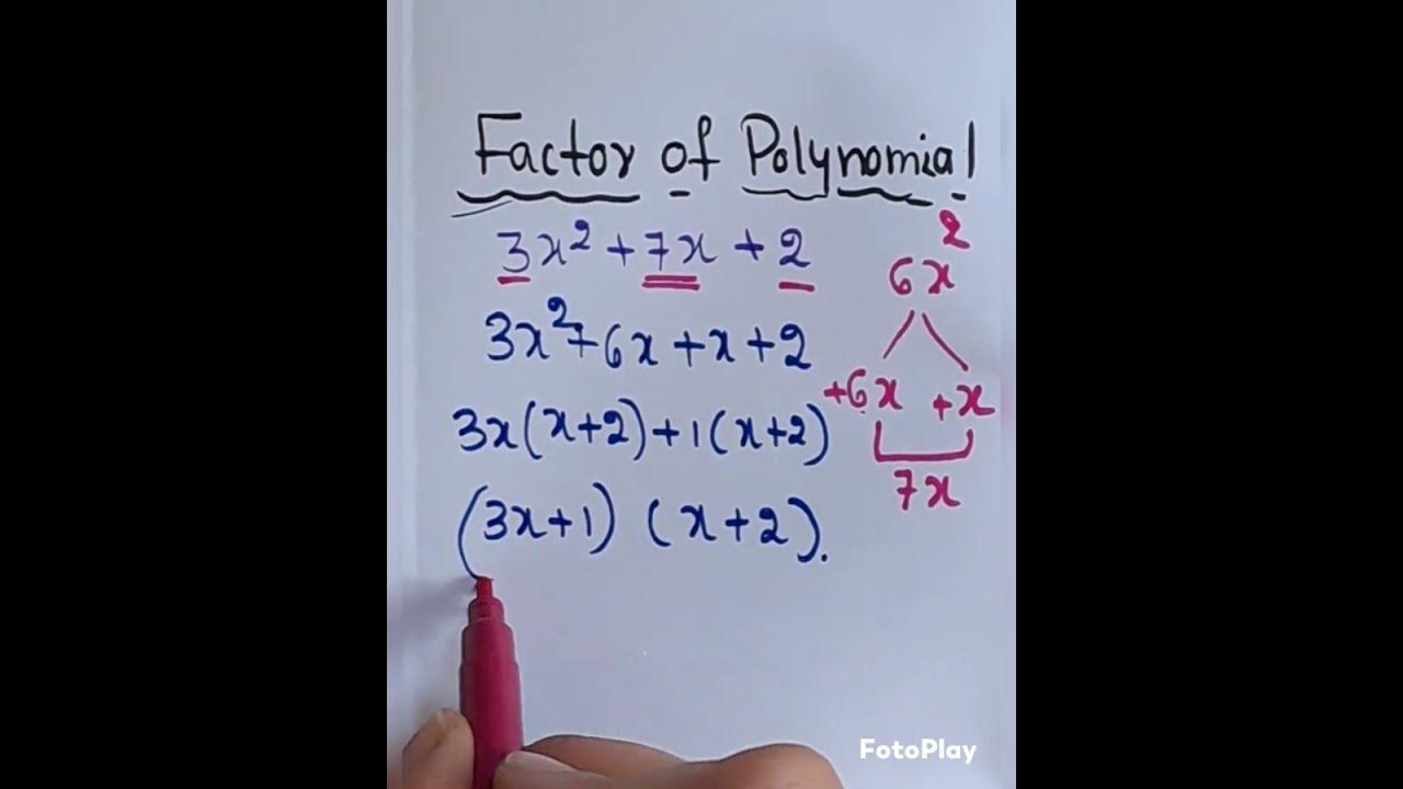 #factorial polynomial #polynomial factorial #maths #shorts #shortsvideo - YouTube
