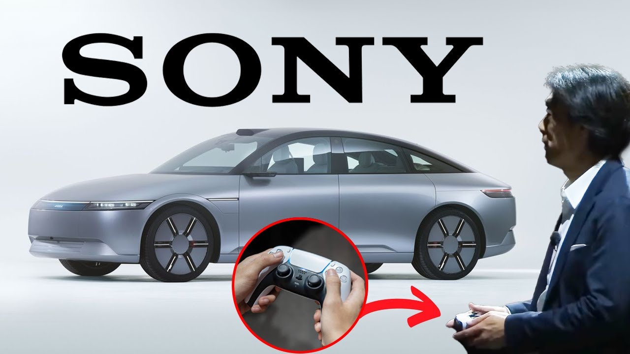 Sony's First Car, With Unreal Engine And A PS5 Controller - YouTube