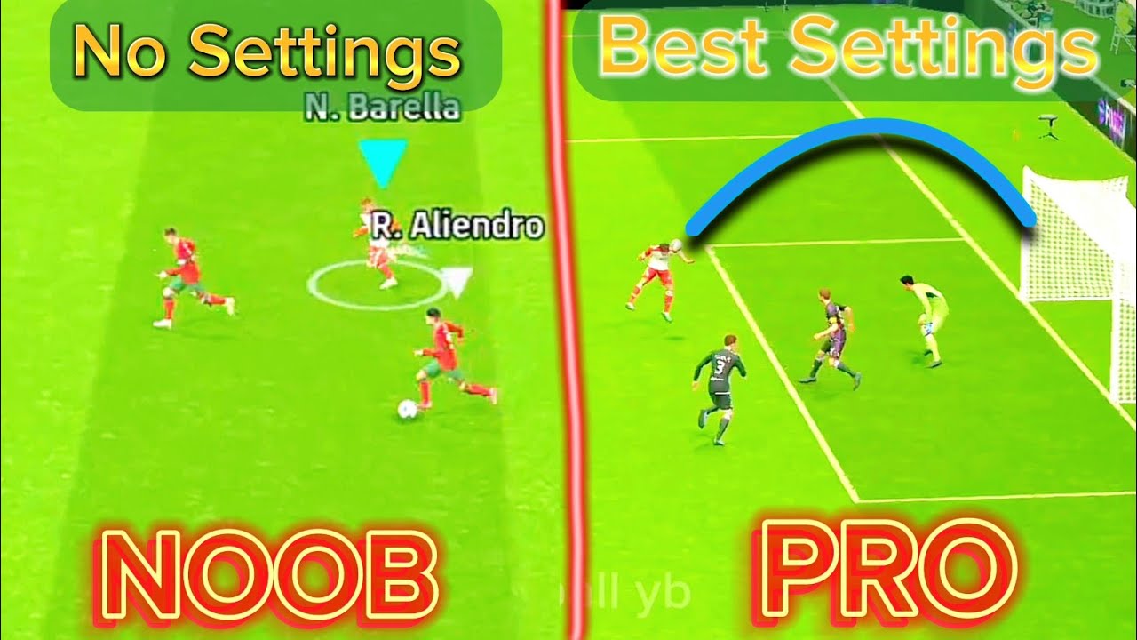 Best Control Settings For efootball 2024 Mobile Fast Movement Control ...