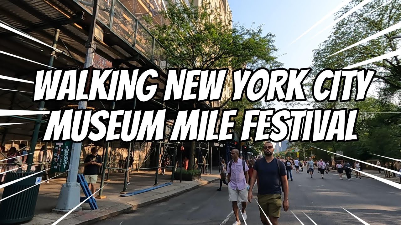 [WALKING NEW YORK CITY] MUSEUM MILE FESTIVAL 6/13/23 MANHATTAN UPPER ...