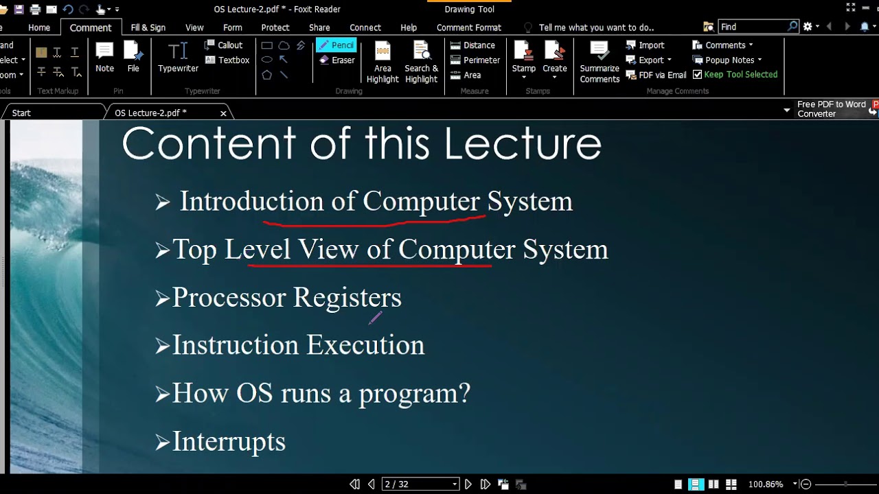 Operating System Concepts Lecture 2 - YouTube