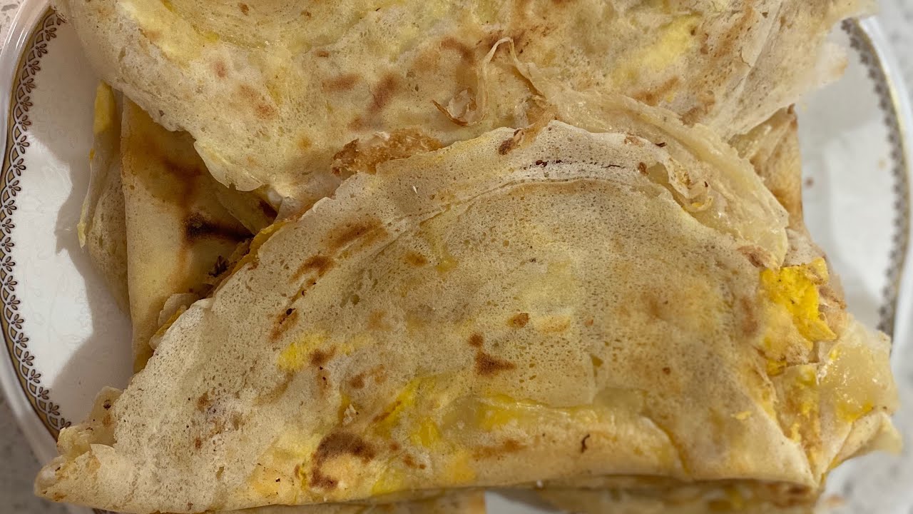 How to make Regag Bread with Cheese and Egg | Best Arabian Egg Bread - YouTube