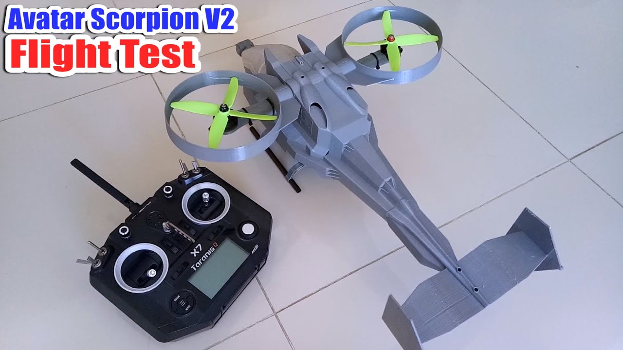 Flight Test RC AVATAR SCORPION V2 - YouTube