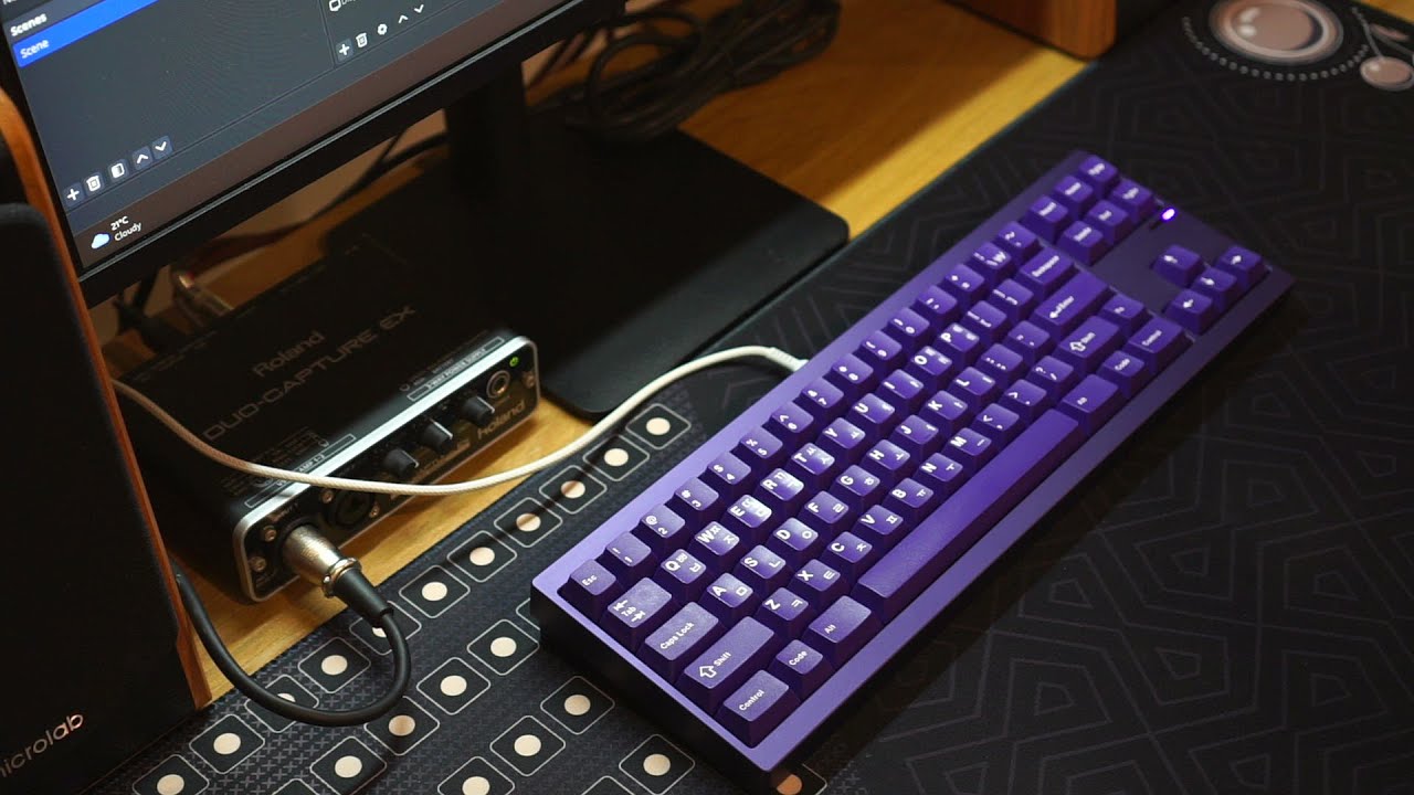 TKD Cycle 7 Void Elf x GMK Purple Night x Cherry MX2A Black - YouTube