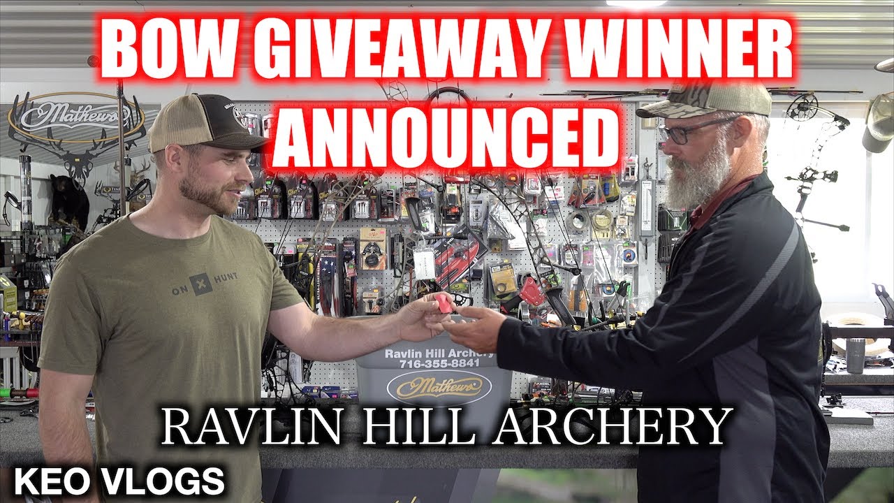 New Lift Bow Winner Announced At Ravlin Hill Archery - YouTube