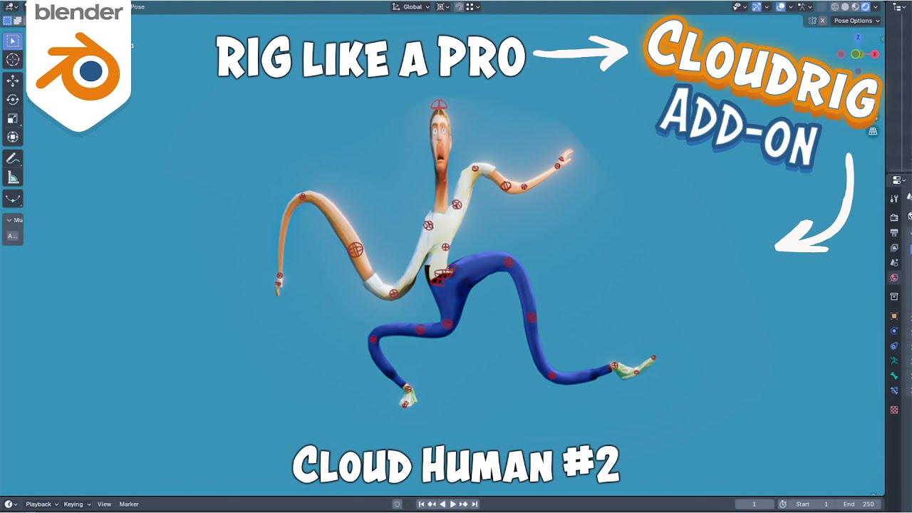 Rigger comme un PRO avec CLOUDRIG - Cloud Human #2 | Tuto (FR) (add-on gratuit) - YouTube
