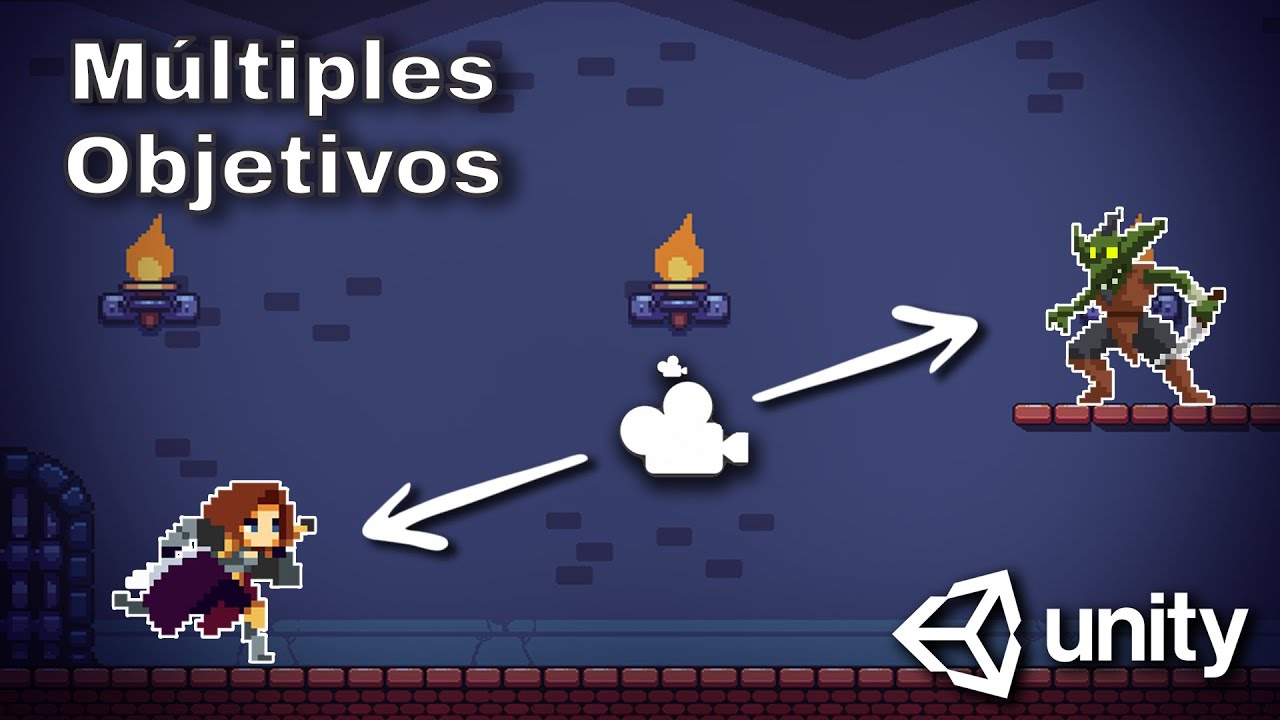 Cómo seguir a múltiples objetivos con nuestra cámara en Unity - YouTube