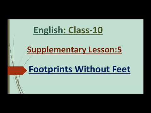 Class 10 English [ Supplementary:5 ] - YouTube