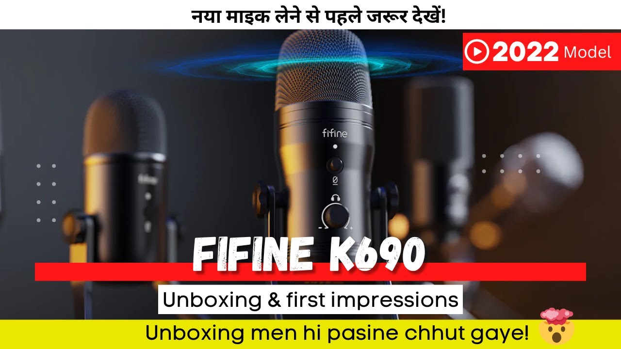 Fifine K690: Unboxing and first impressions 2022 - YouTube