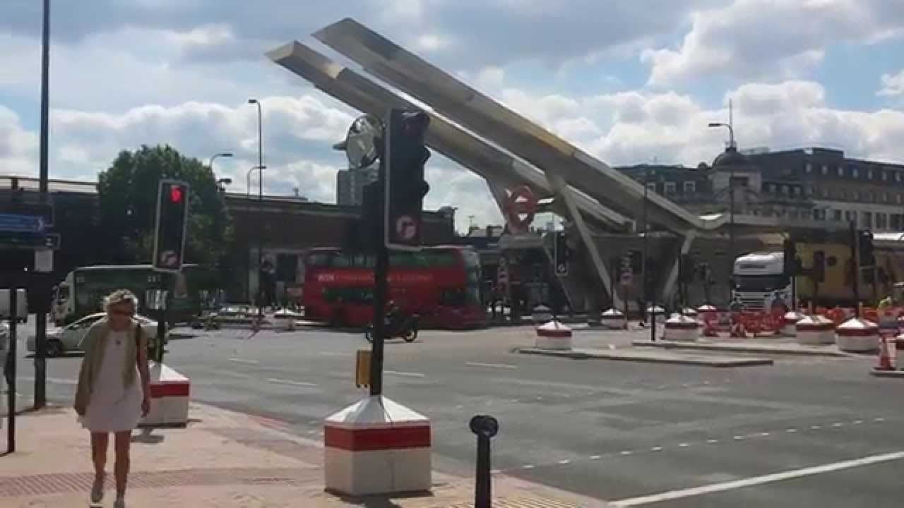 Vauxhall Tube and Bus Station London - YouTube