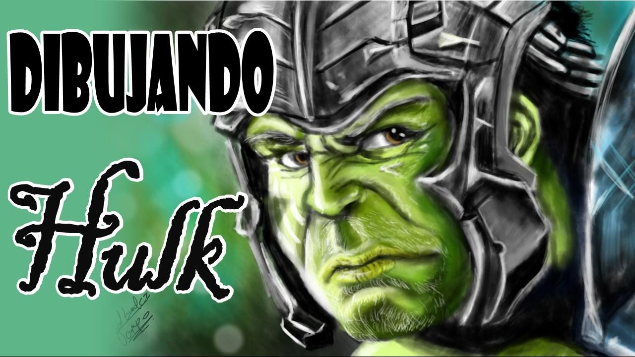 Dibujando a Hulk/Thor Ragnarok/ Speed Drawing Hulk - YouTube