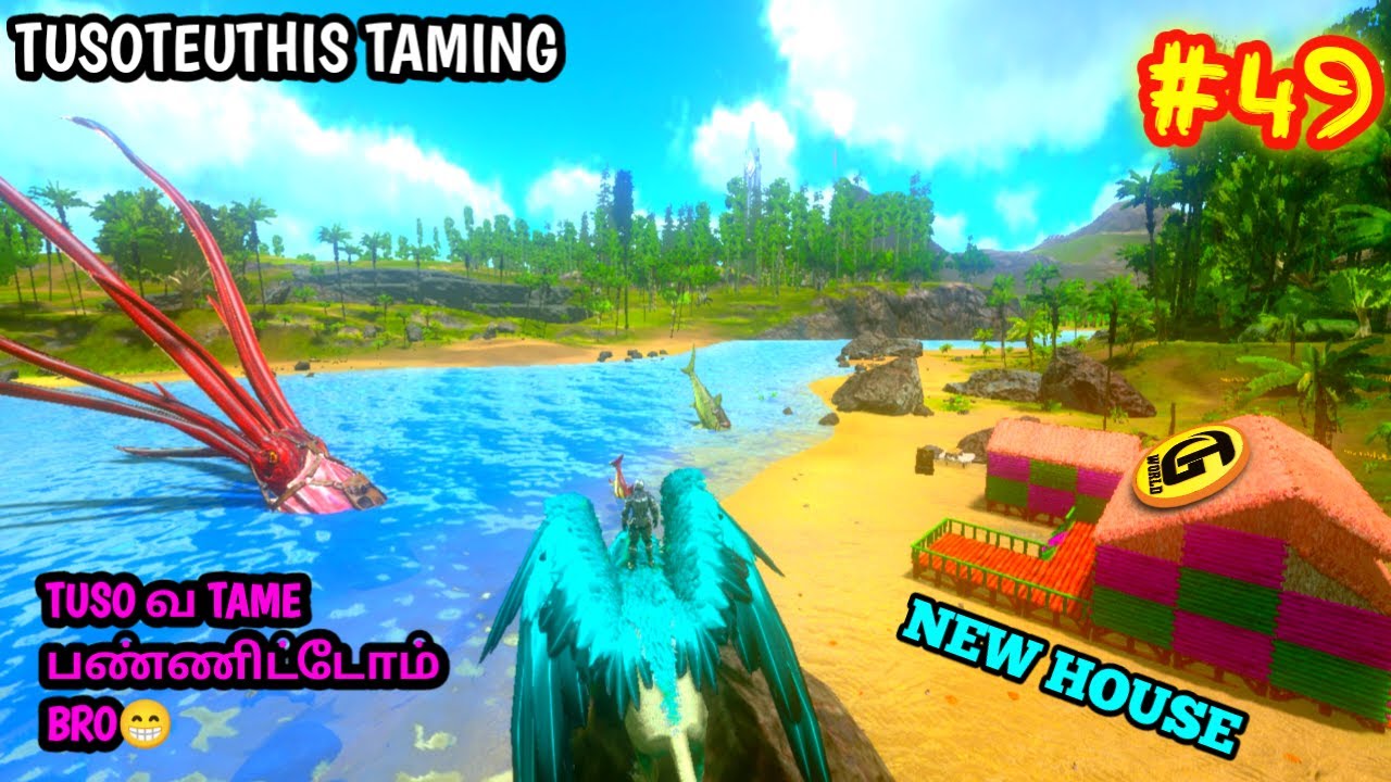 TAMING TUSOTEUTHIS | TUSO வ TAME பண்ணிட்டோம் BRO😁 | ARK SURVIVAL ...
