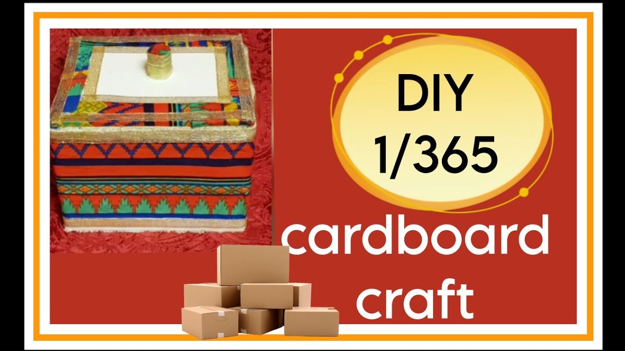 DIY Wasted Cardboard 📦Craft Ideas 💡//How to Make Storage Boxe With ...