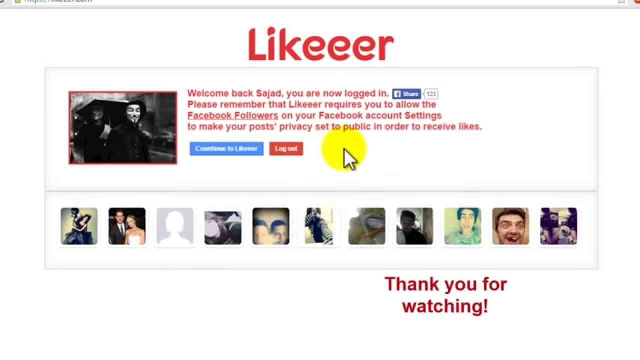 Likeeer: How to Log-in? - YouTube