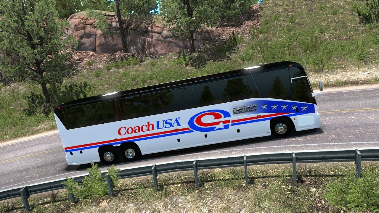BUS MCI J4500 | Ruta a Ratón, Nuevo México | Ruta de Montaña - YouTube