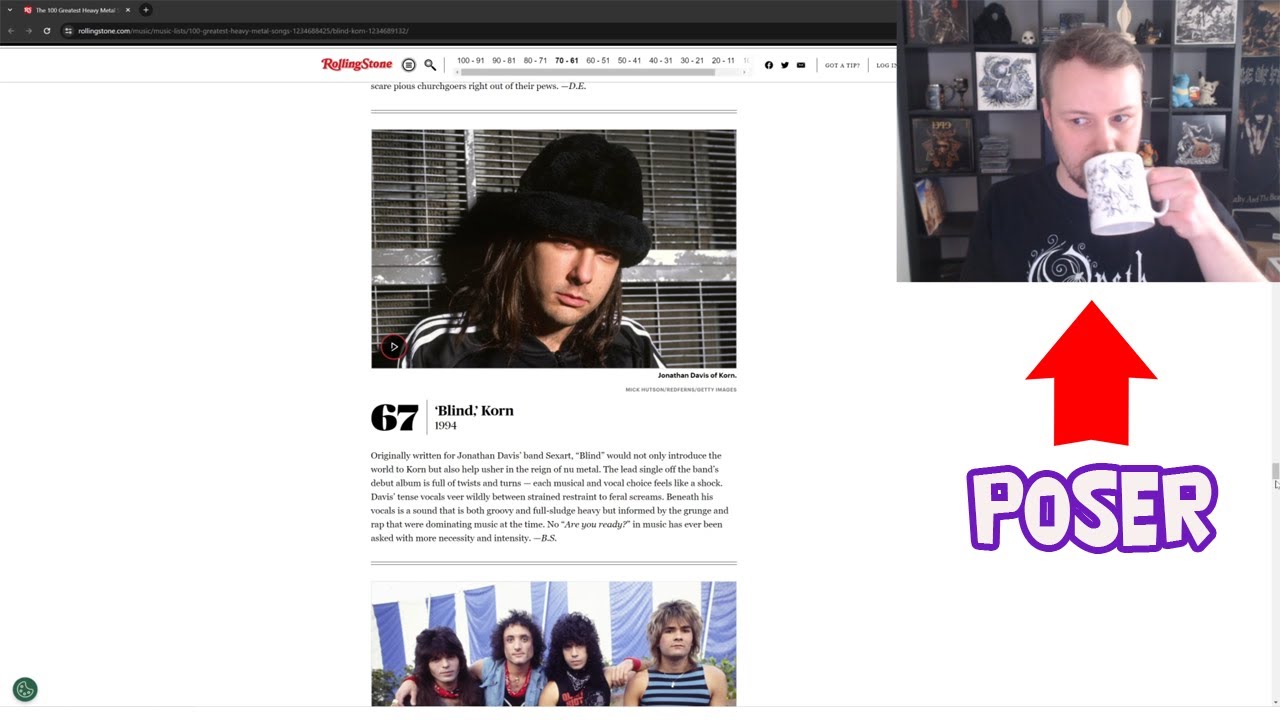 The 100 Greatest Heavy Metal Songs Reaction (Am I A Poser?) - YouTube
