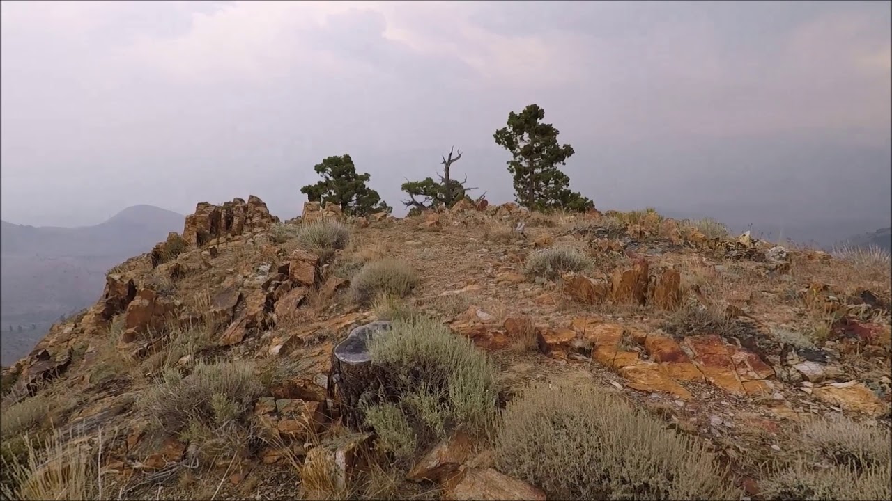 The view above the Golden Gate Mine, Mono County, California. - YouTube