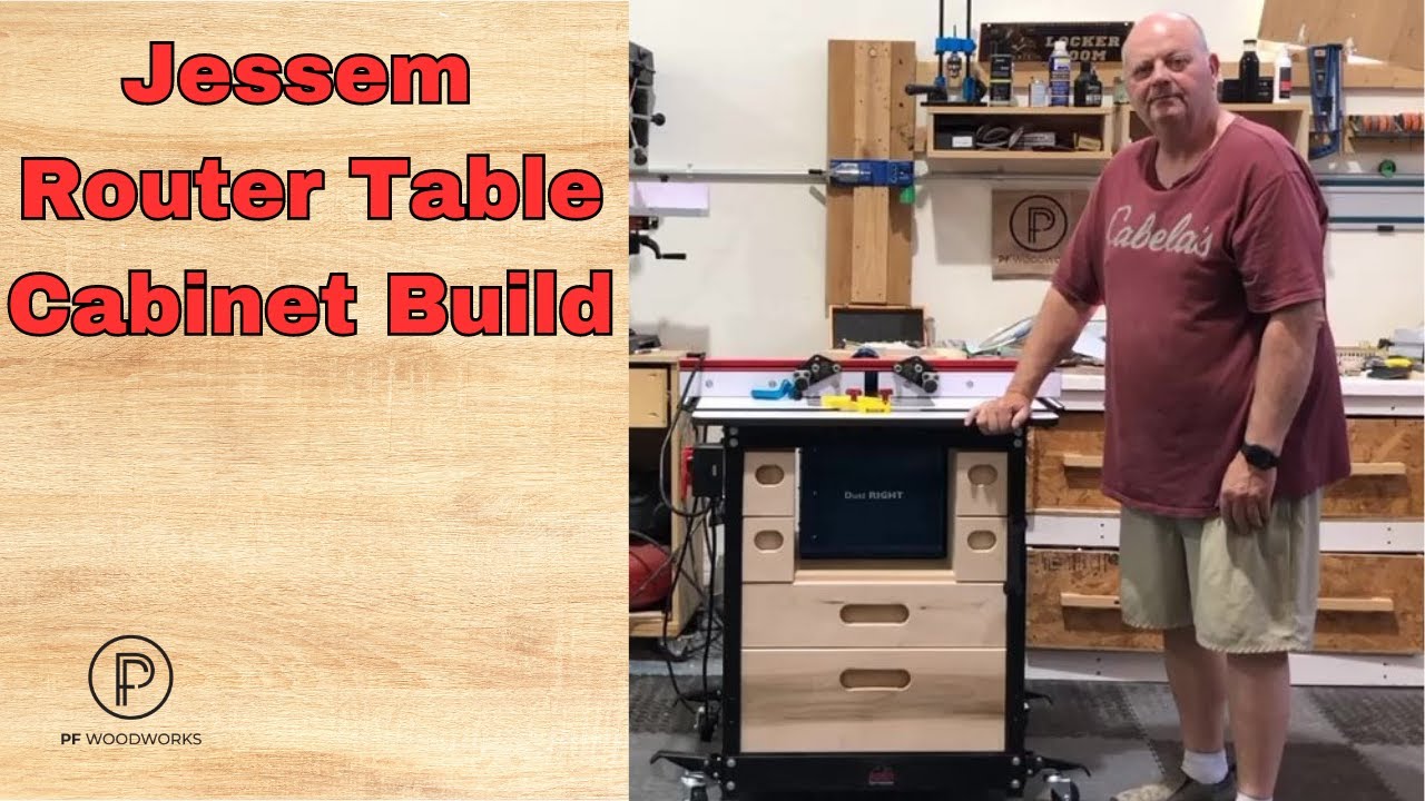 Jessem Router Table Cabinet Build - YouTube