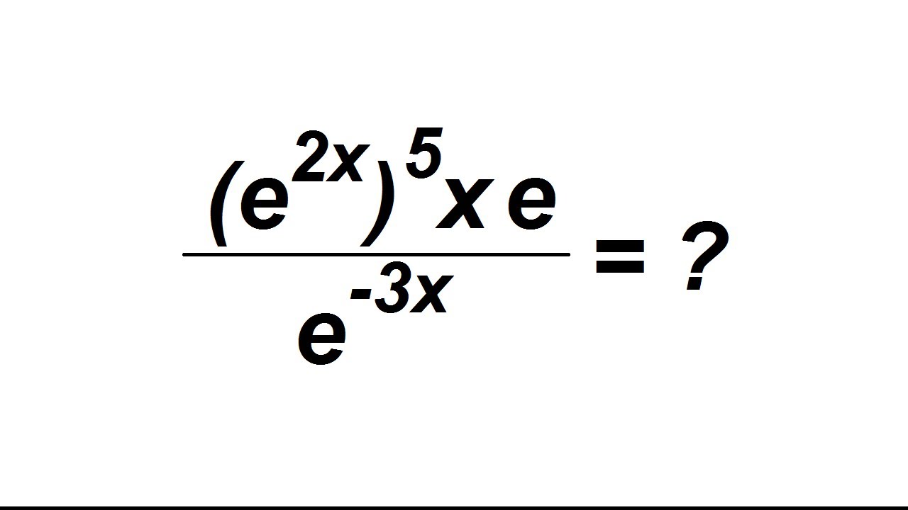 Application des formules avec exponentielle - YouTube