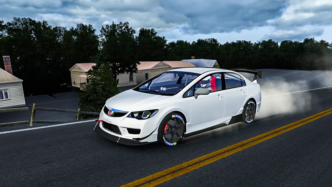 Assetto Corsa | Honda Civic FD2R Turbo - TAIL OF THE DRAGON (Logitech ...