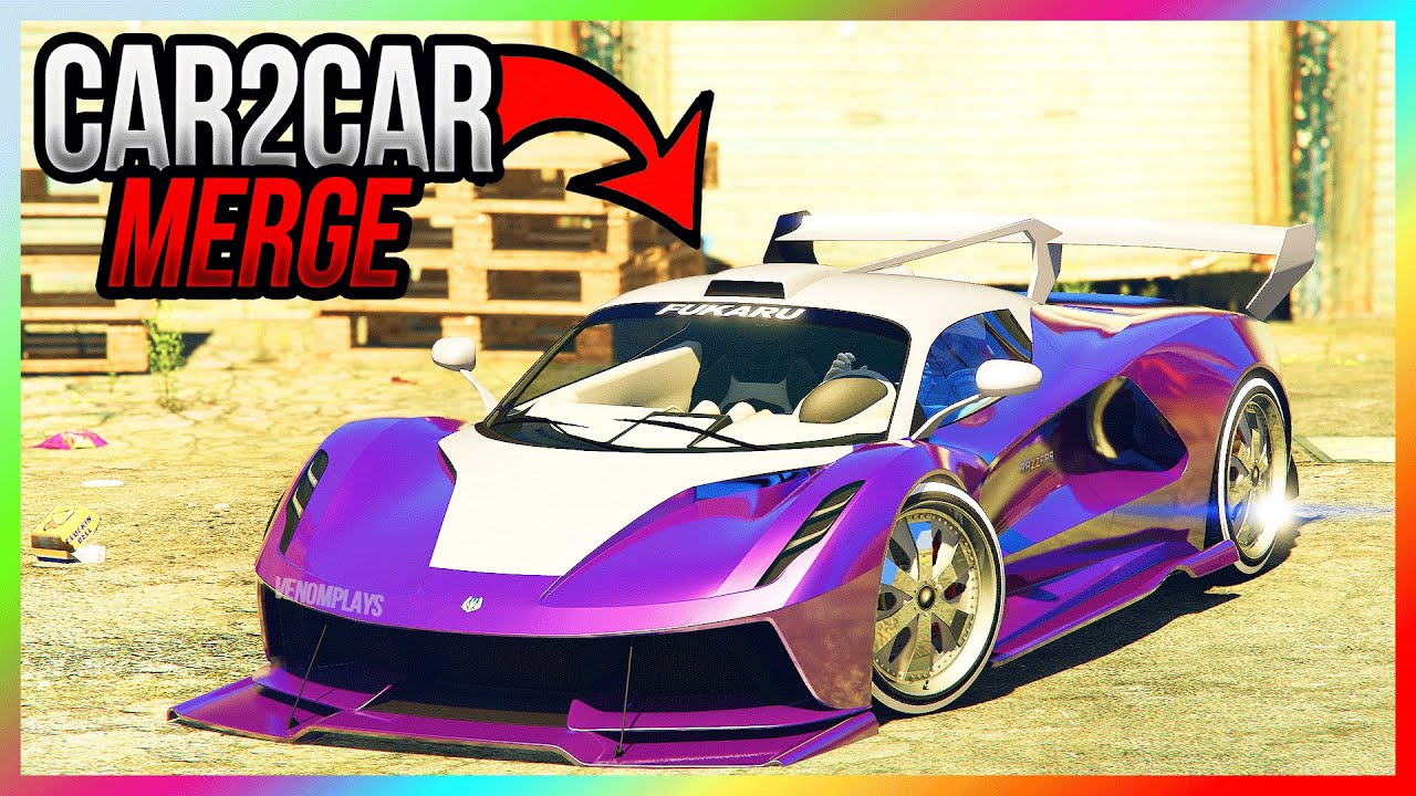 GTA 5 ONLINE BEST CAR 2 CAR MERGE GLITCH F1 BENNY MERGE GLITCH GET ...