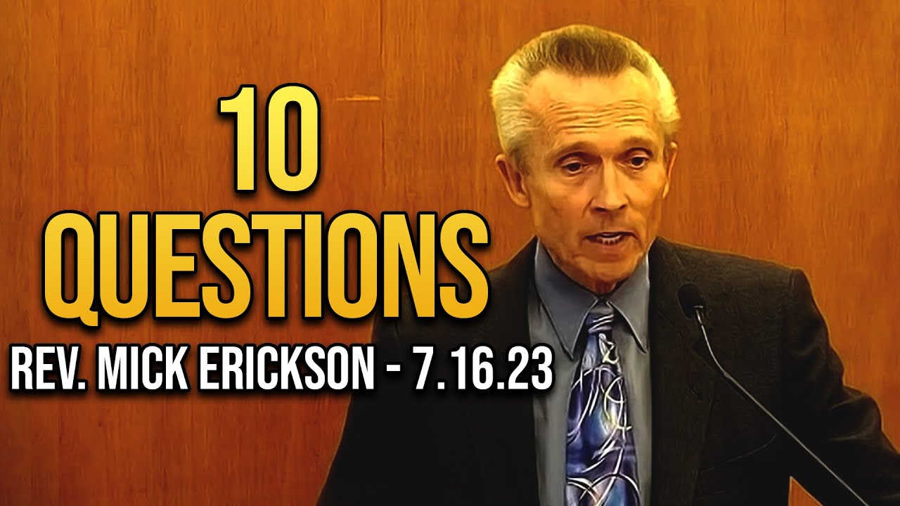 Reverend Mick Erickson Message (July 16, 2023) - YouTube