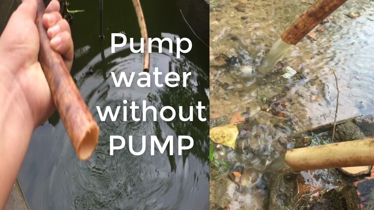 Pump water without pump | lifeandlearn - YouTube