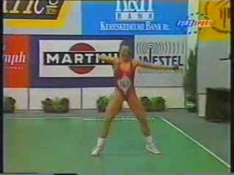 European Aerobic Championship 1994 Christin Thomas SUI