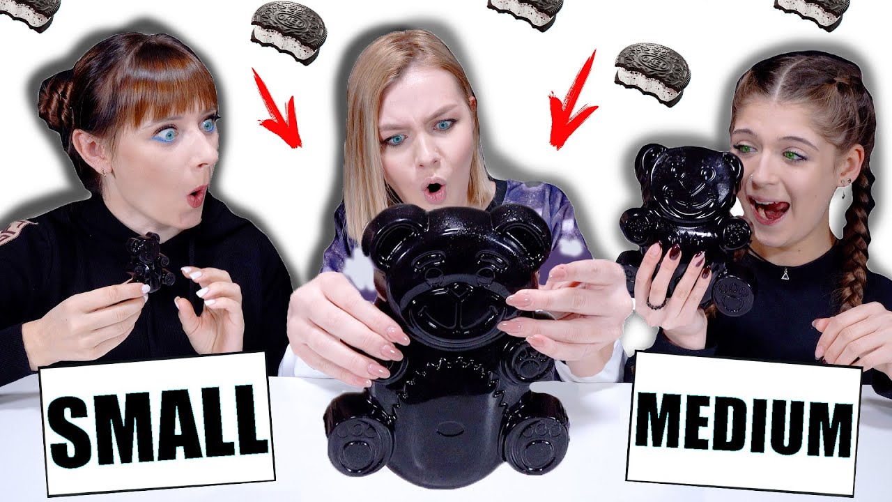 ASMR Eating Only Black Food for 24 Hours Mukbang Challenge By LiLibu ...