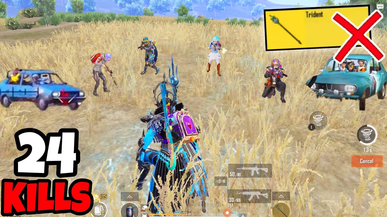 I Found The No.1 Weakness of The Trident in BGMI • (24 KILLS) • BGMI ...