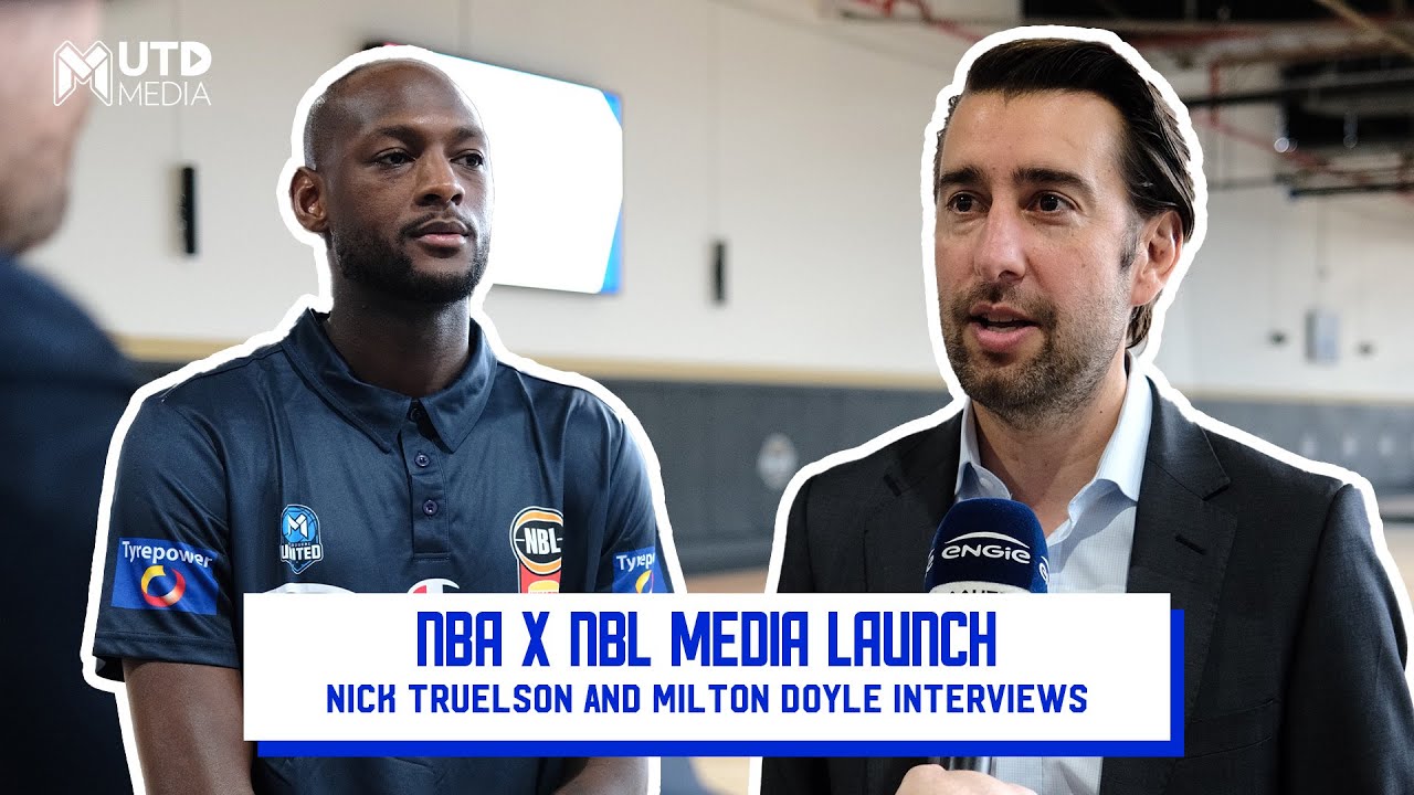 NBA x NBL Media Launch Interviews - Doyle and Truelson #nbl - YouTube