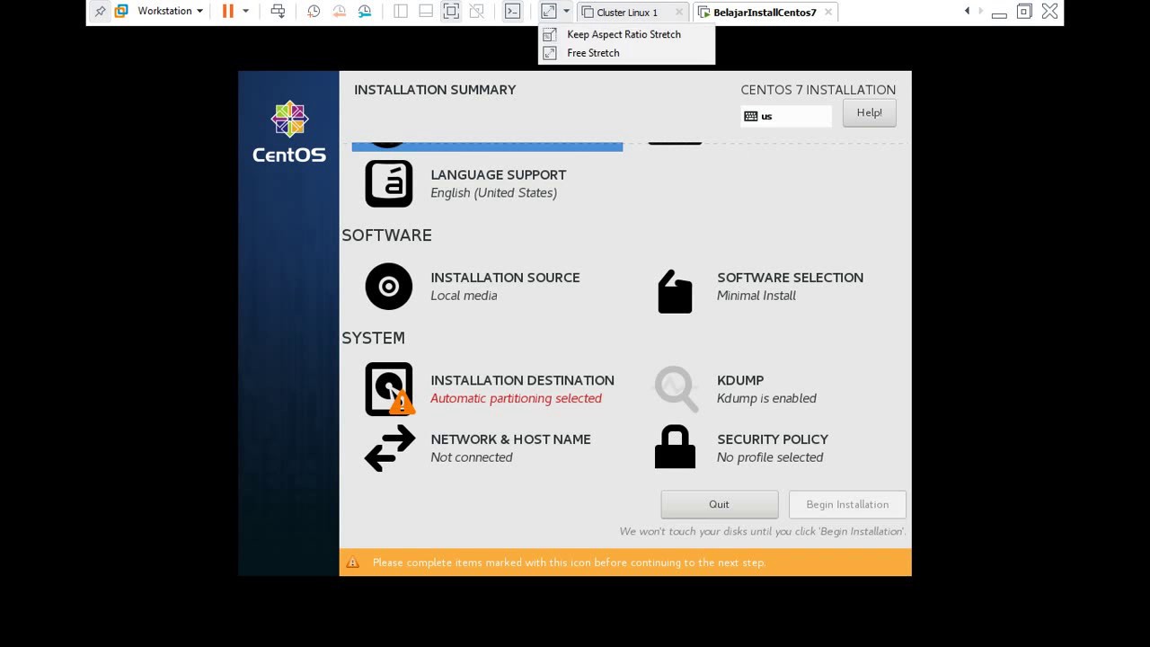 |Tuttorial| Cara Install Linux CentOS 7 Minimal - YouTube