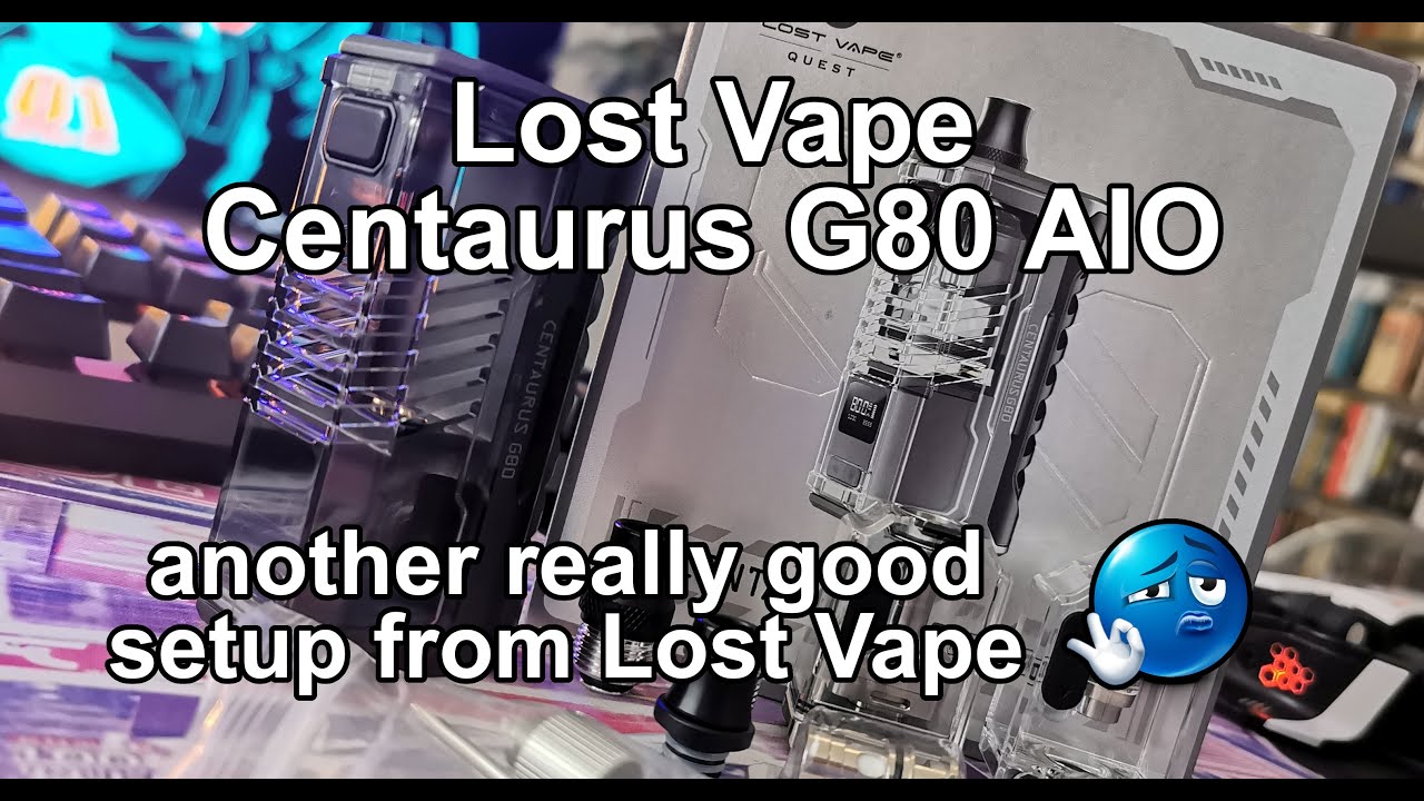 Lost Vape - Centaurus G80 AIO - another nice setup from Lost Vape - YouTube