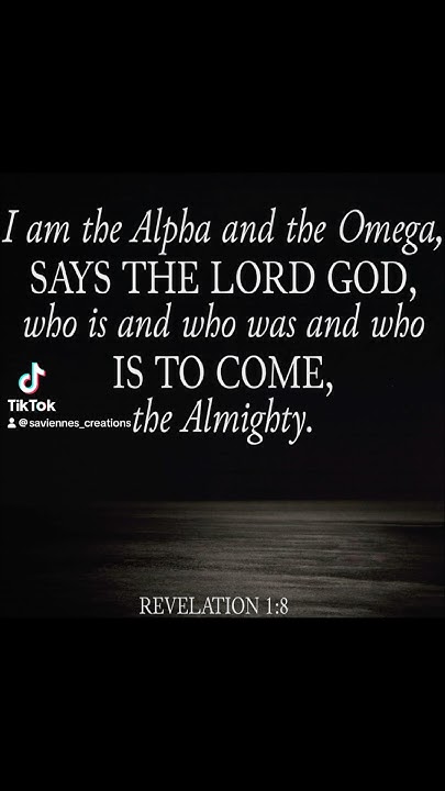 I Am… #thealpha #theomega #whois #whowas #whoistocome - YouTube