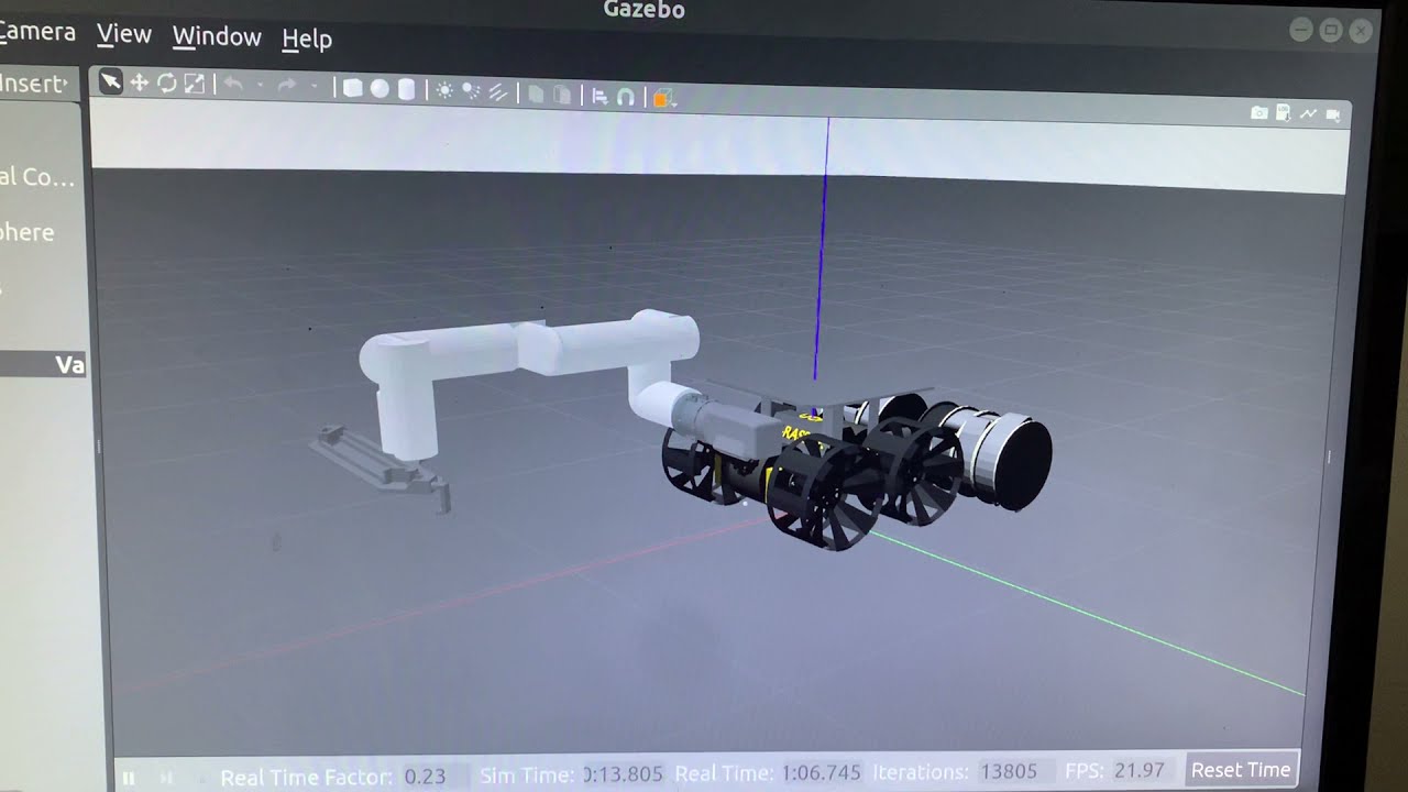 EZ-RASSOR Paver Arm Autonomous Control V1 Demo - YouTube