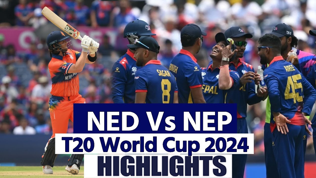 Full Highlights Netherlands vs Nepal ICC World Match 7th 2024 | NED vs ...