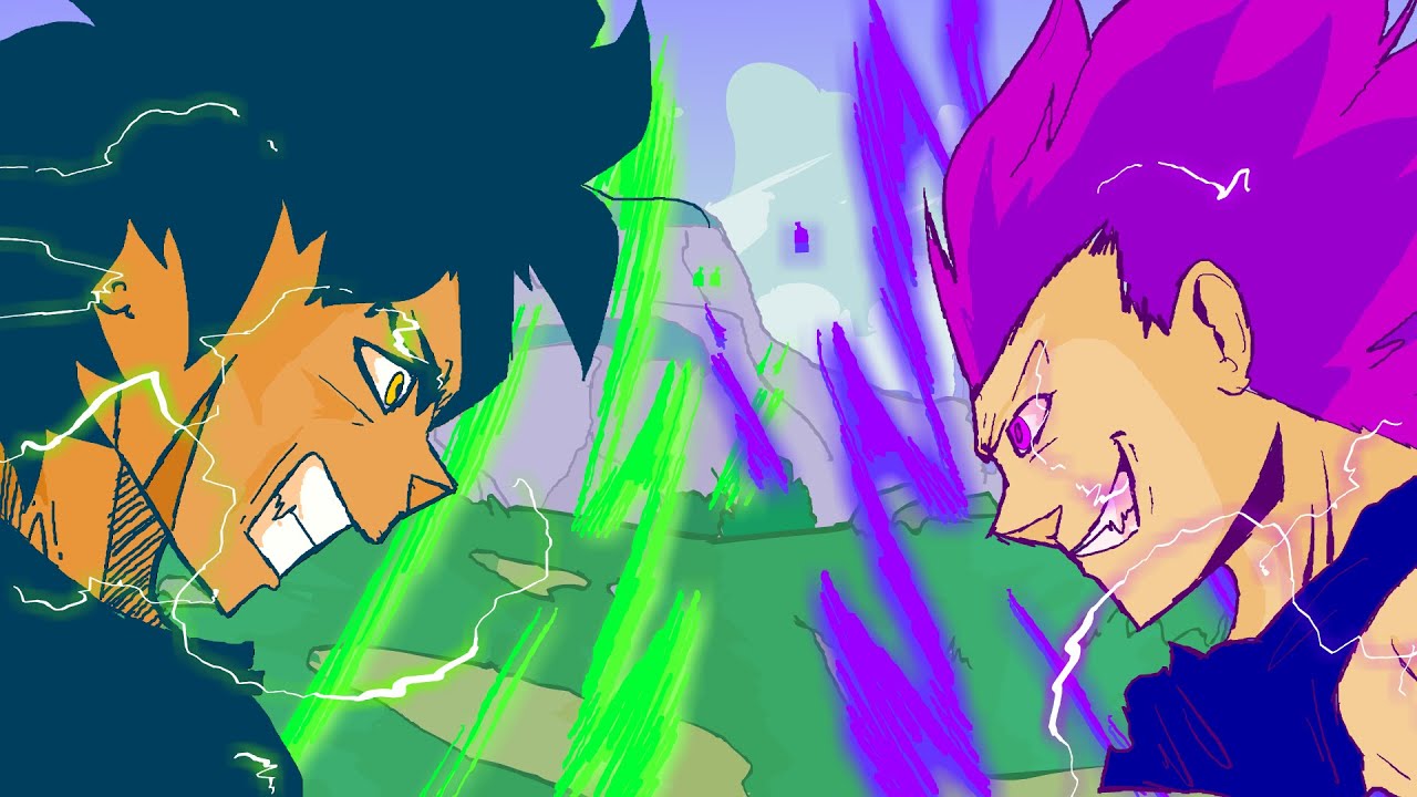 Broly Ikari Vs Vegeta Ultra Ego Teaser (Fan Animation) - YouTube