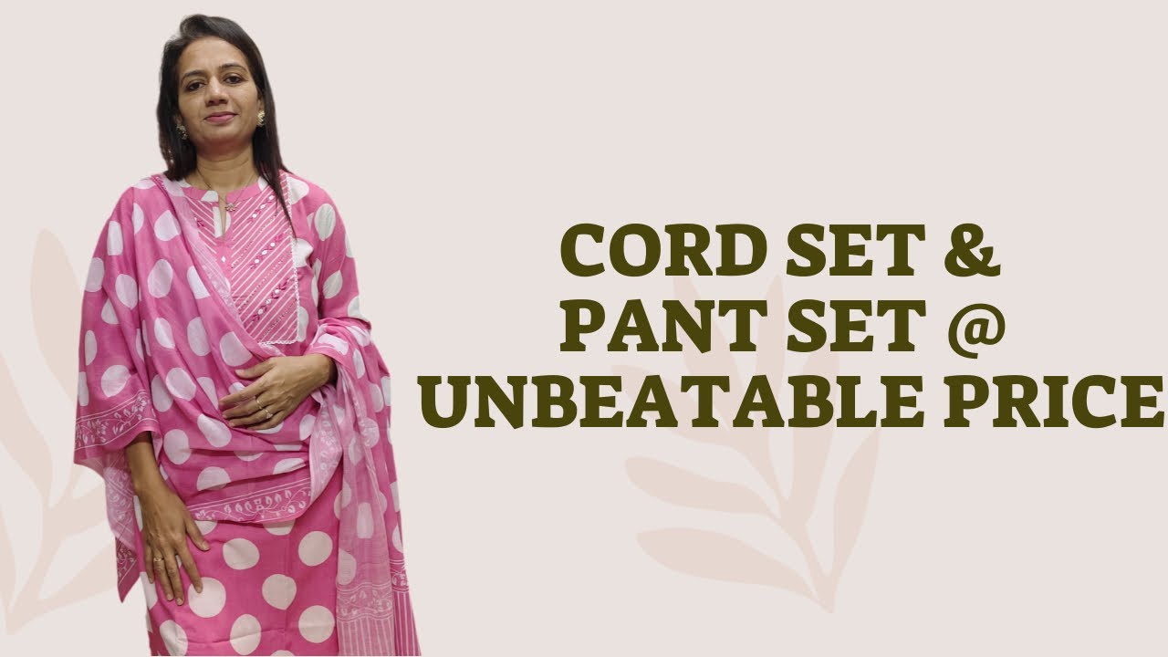 stylish cord set | pant set | designer suit | cotton cord set | studio ...